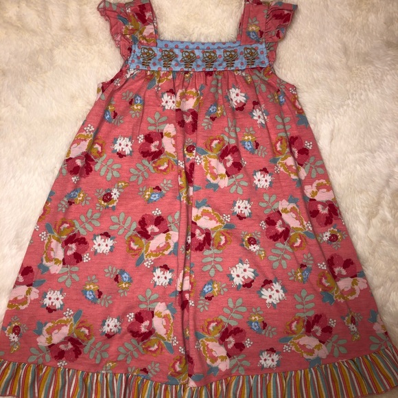 Matilda Jane | Dresses | Matilda Jane Girls Pink Flower Dress Size ...